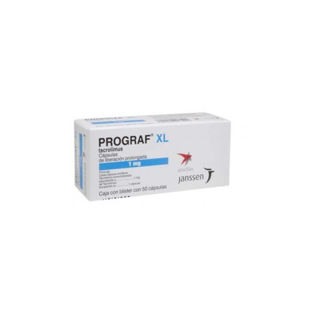 PROGRAF XL (TACROLIMUS) 1 MG 50 CAP LAB JANSSEN