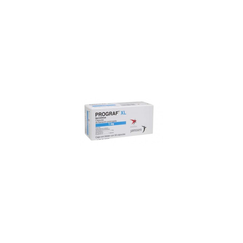 PROGRAF XL (TACROLIMUS) 1 MG 50 CAP LAB JANSSEN