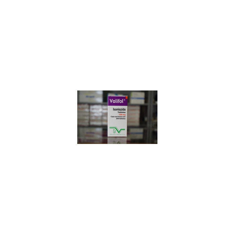 VALIFOL ISONIAZIDA 100MG C/ 200 TAB