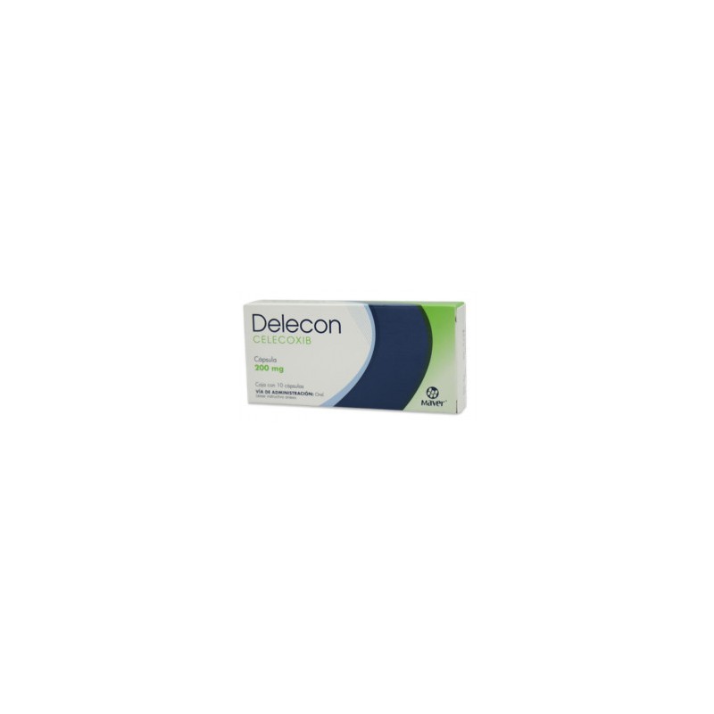 DELECON 10 CAPS 200 MG